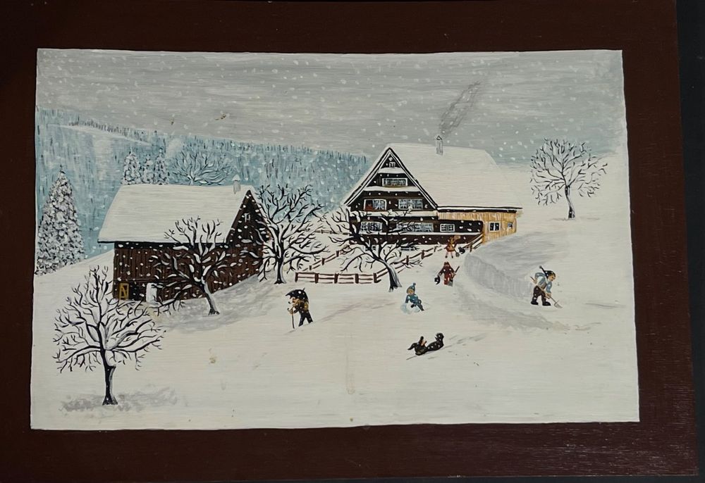 Winterlandschaft Appenzeller Gemälde (Gebraucht) in Root für CHF 71 – mit Lieferung auf Ricardo ...