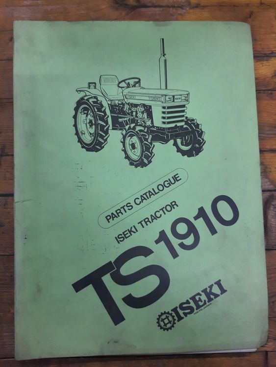 Traktor Iseki TS 1910 Ersatzteilliste (Gebraucht) in Eschlikon TG für CHF 5 – mit Lieferung auf ...
