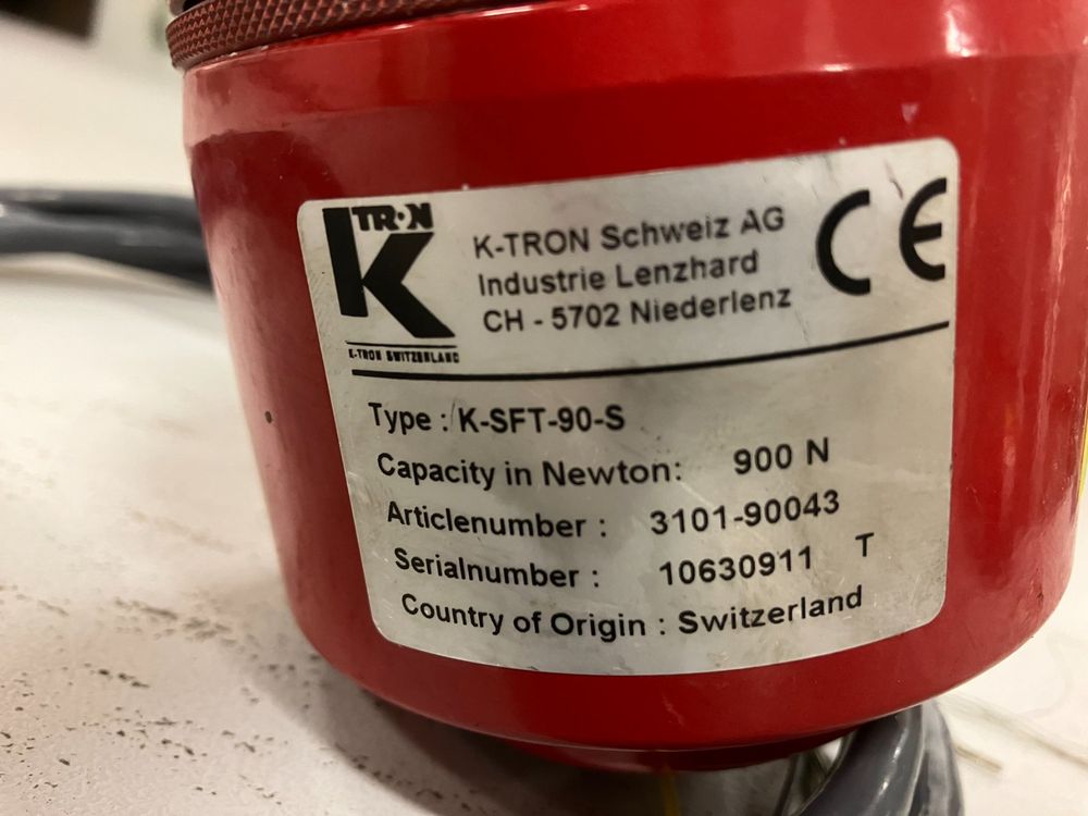 681. Transducer LOAD CELL Sensor TYP: K-SFT-90-S von KTRON (Gebraucht ...