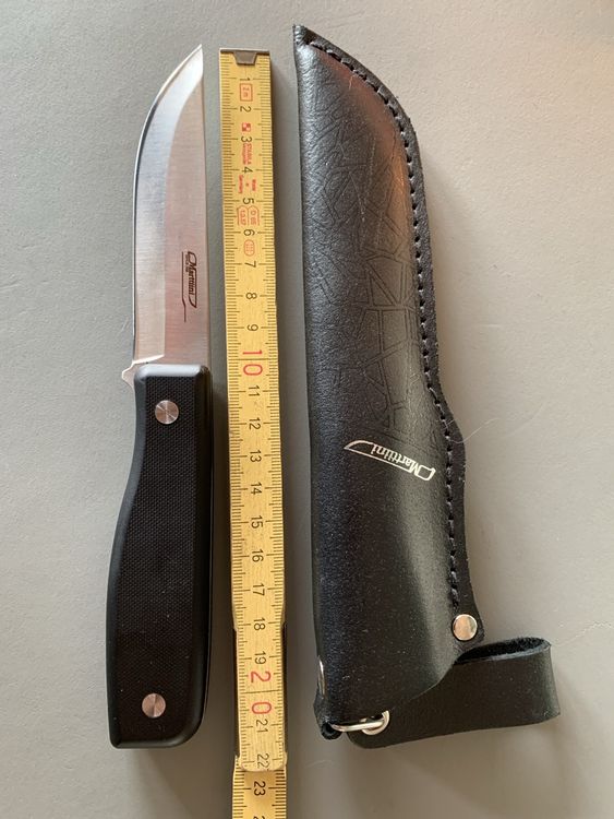 Marttiini Messer, feststehend. Neuwertig mit Lederscheide (Neu (gemäss ...