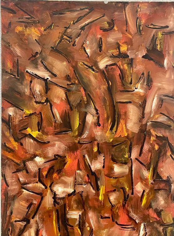 Grosse Interessante Abstrakte Öl Gemälde (Gebraucht) in Root für CHF 10 – mit Lieferung auf ...