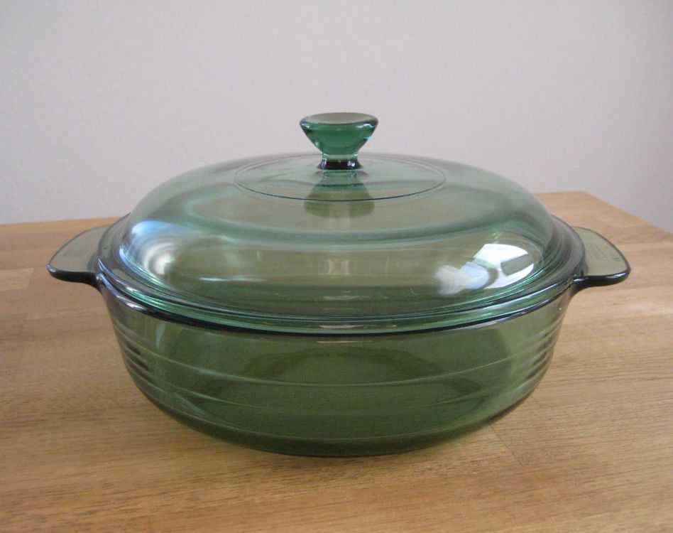 Vintage PYREX Glas Auflaufform mit Deckel | Kaufen auf Ricardo