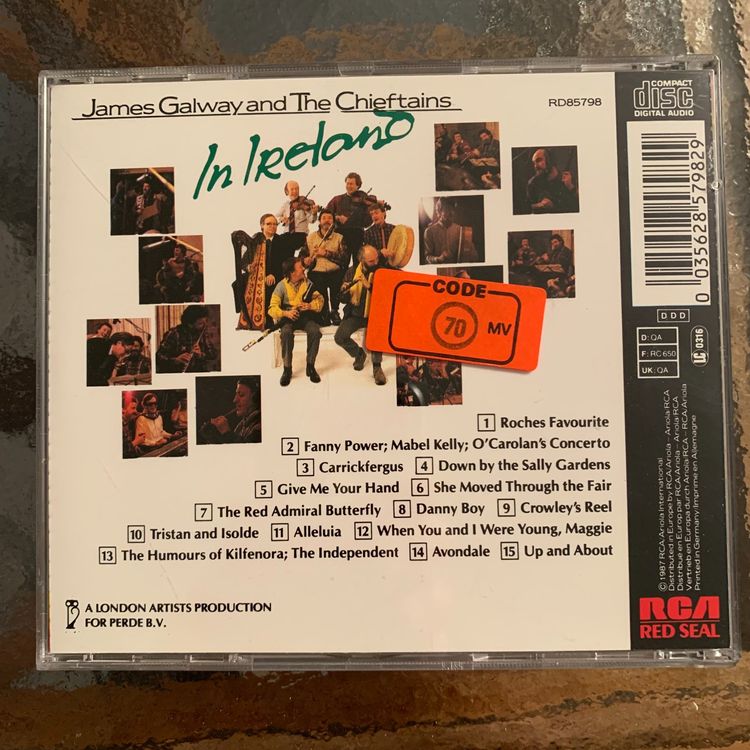 James Galway and The Chieftains: In Ireland (Gebraucht) in ...