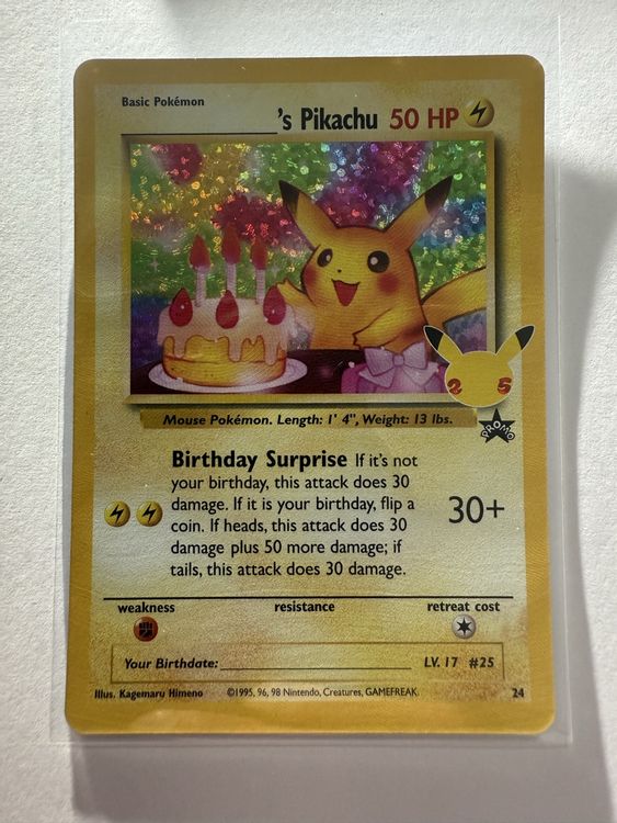 Pikachu #25 EN Celebration (Neu (gemäss Beschreibung)) in Savigny für CHF 10 – mit Lieferung auf ...
