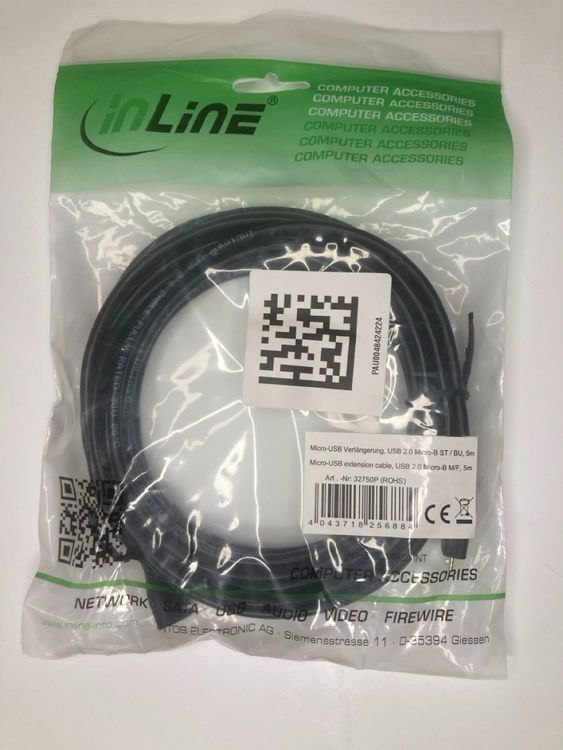 Câble USB 2.0 micro 5m (extension) (Neuf avec emballage d'origine) à ...