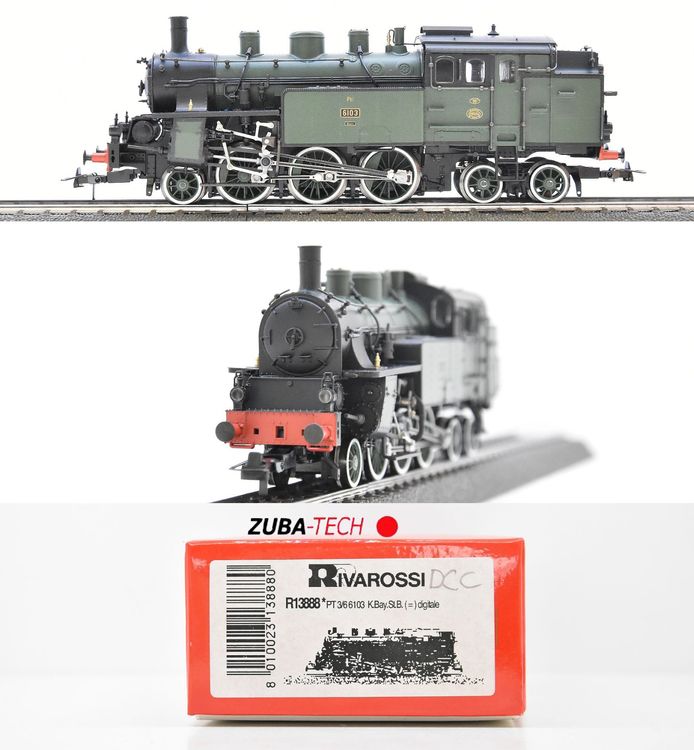 Rivarossi R13888 Dampflok Pt 3/6 K.Bay.Sts.B. H0 GS Digital (Gebraucht) in St. Gallen für CHF ...