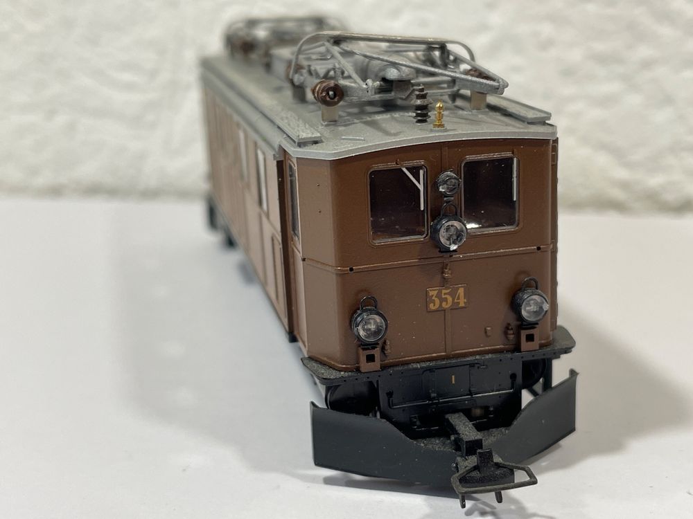 Bemo 1291 114 RhB Ge 4/6 Stangenlok mit grossen Räumern, H0m | Kaufen auf Ricardo