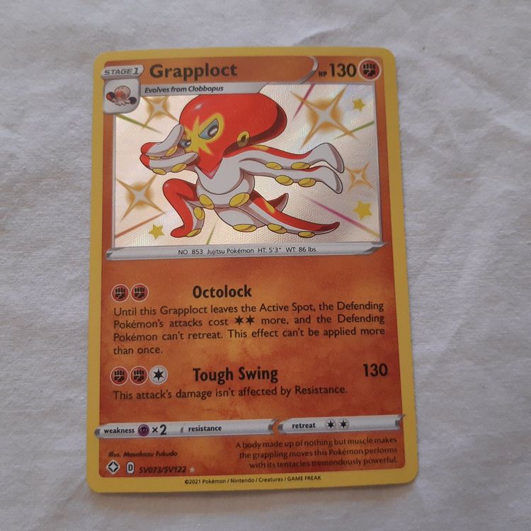 Pokemonkarte Shiny Grapploct | Kaufen auf Ricardo