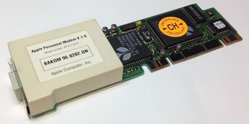 Apple SF617-0137 Personal Modem V.1.0 intern analog RJ12 MAC | Kaufen ...