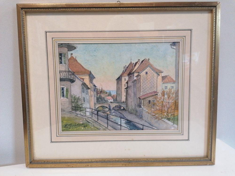 Ernest Guelat - aquarelle ( Porrentruy ) | Kaufen auf Ricardo