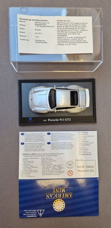 Porsche 911 GT2 American Mint 1:43 (Gebraucht) in Reconvilier für CHF ...
