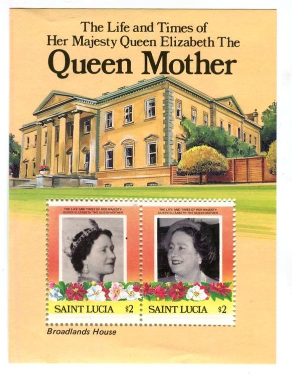 Block "Queen Mum". St. Lucia. (Neu und originalverpackt) in Basel für ...