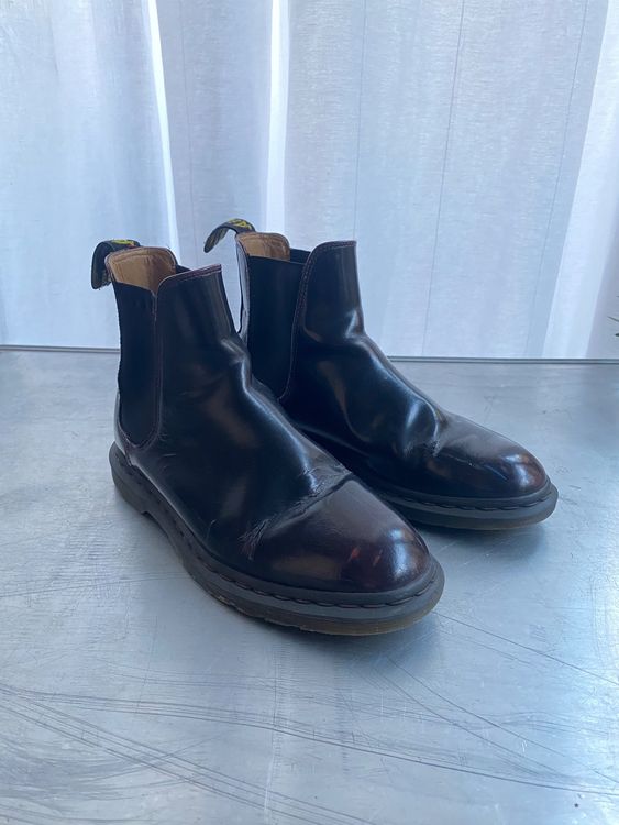 Dr. Martens Chelsea Boots schwarz/rot vintage | Kaufen auf Ricardo