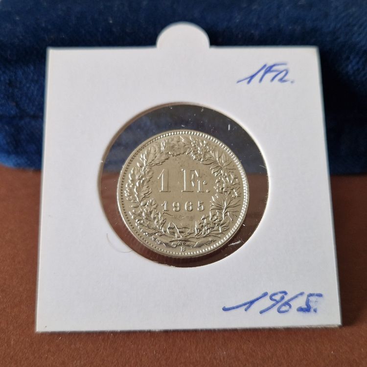 Schweiz 1 Franken 1965 Silber | Kaufen auf Ricardo