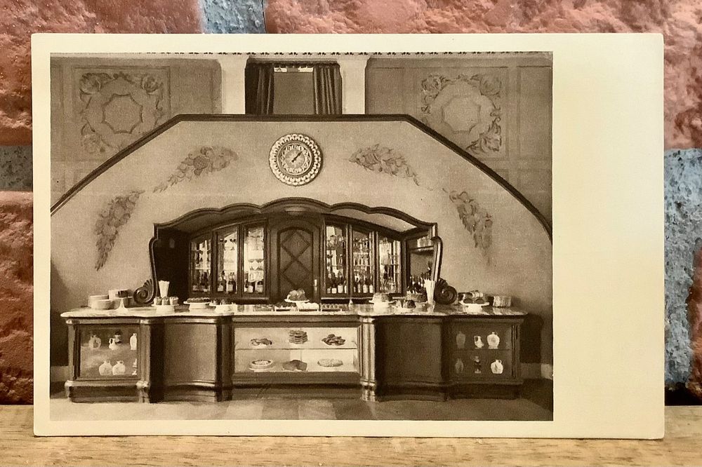 Alte AK - CAFÉ TEA ROOM SINGER Buffet - Singer Haus | Kaufen auf Ricardo