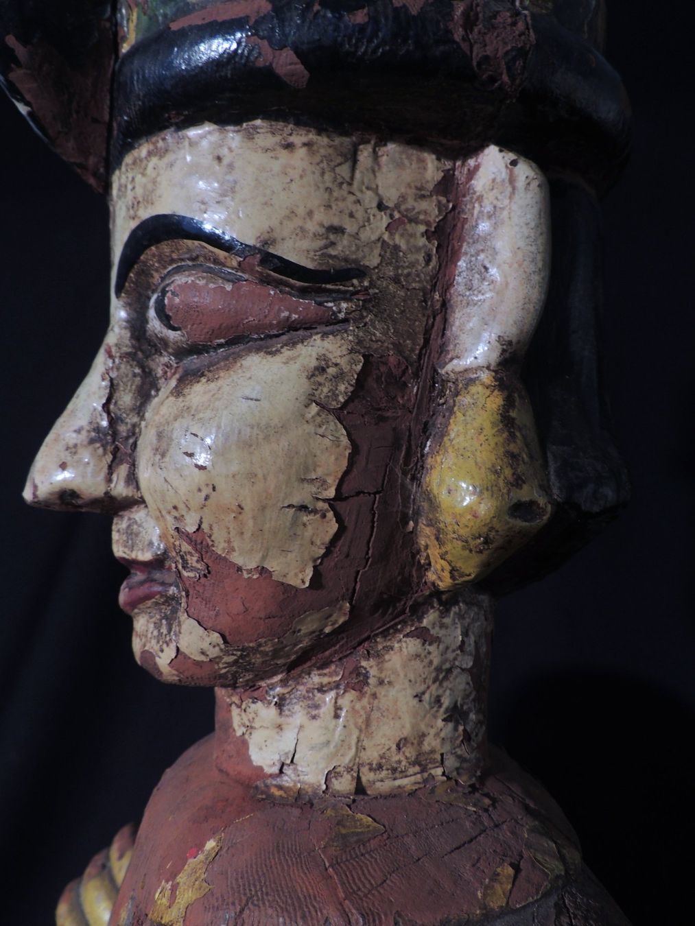 Garuda Statue polychromes Holz Südostasien (D'occasion) à Waldenburg ...