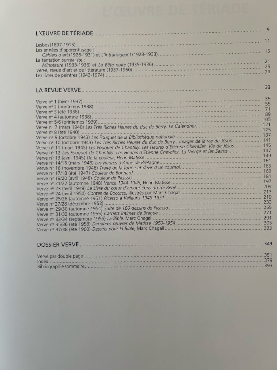 Verve: An Artistic and Literary Review Book Collection (Gebraucht) in ...