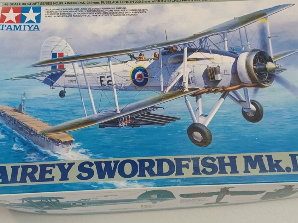 Tamiya Fairey Swordfish Mk. II, 1/48th Scale (Neu und originalverpackt ...