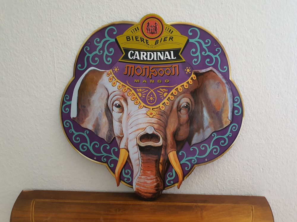 Grosses Emailschild Cardinal Bier Emaille Schild Brauerei (Neu (gemäss ...