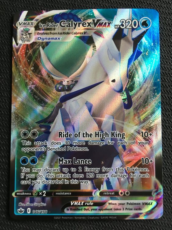 046 Calyrex Vmax - Pokémon - Chilling Reign - EN (Neu (gemäss ...