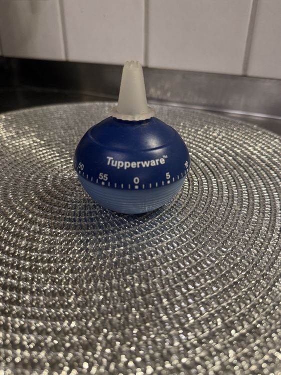 Timer Tupperware blu, vintage, da collezione, raro! (Usato) a Grono per ...