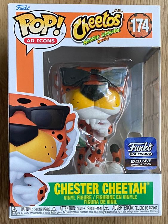 Funko Pop! Cheetos Cheetah with Bag of Jalapeño Cheetos (Neu und ...