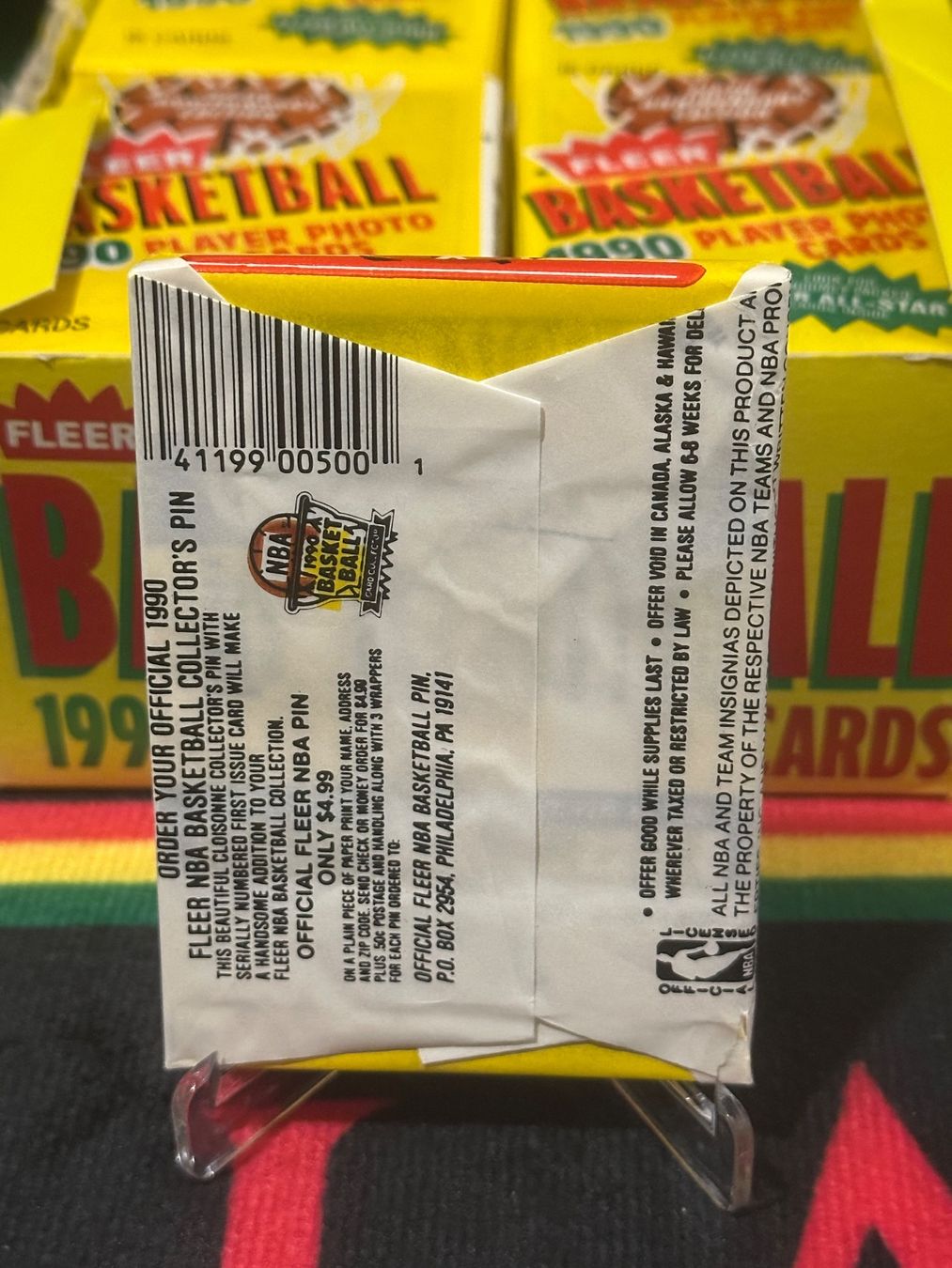 🏀 Fleer Basketball 1990 – Sealed Wax Pack Jordan? PSA (Neu und ...