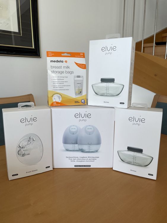 Elvie Double Pump Pack with extra nipple shields (Gebraucht) in Gland ...