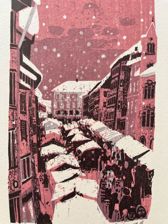 Heinz Keller (1928) Lithographie Handsigniert (Gebraucht) in Hochdorf für CHF 40 – mit Lieferung ...