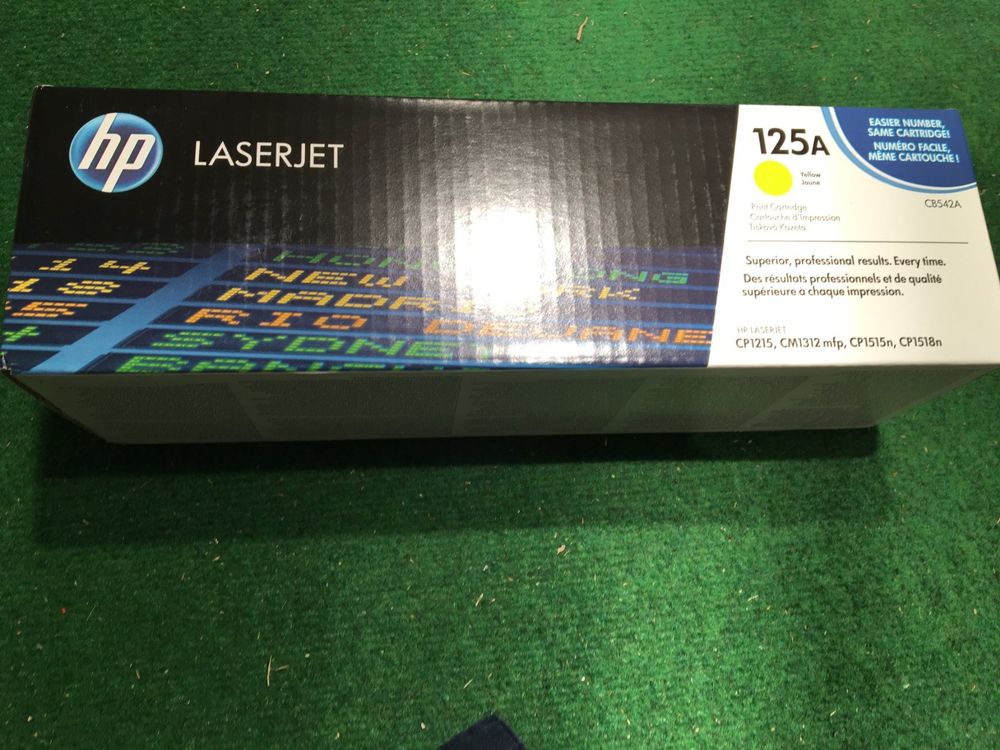 HP Laserjet 125A Gelb im Orginal Karton (Neu und originalverpackt) in ...