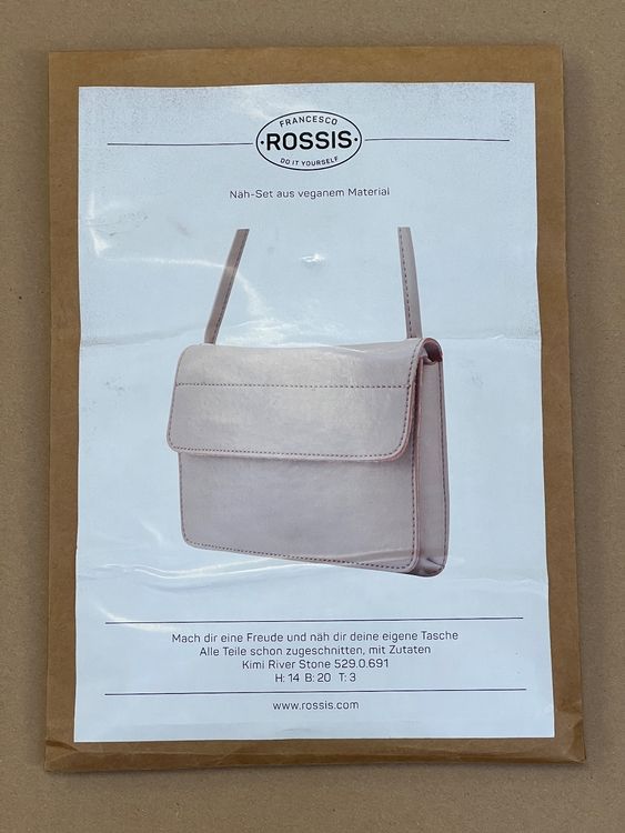 ROSSIS Nähset Tasche Kimi Vegan | Kaufen auf Ricardo