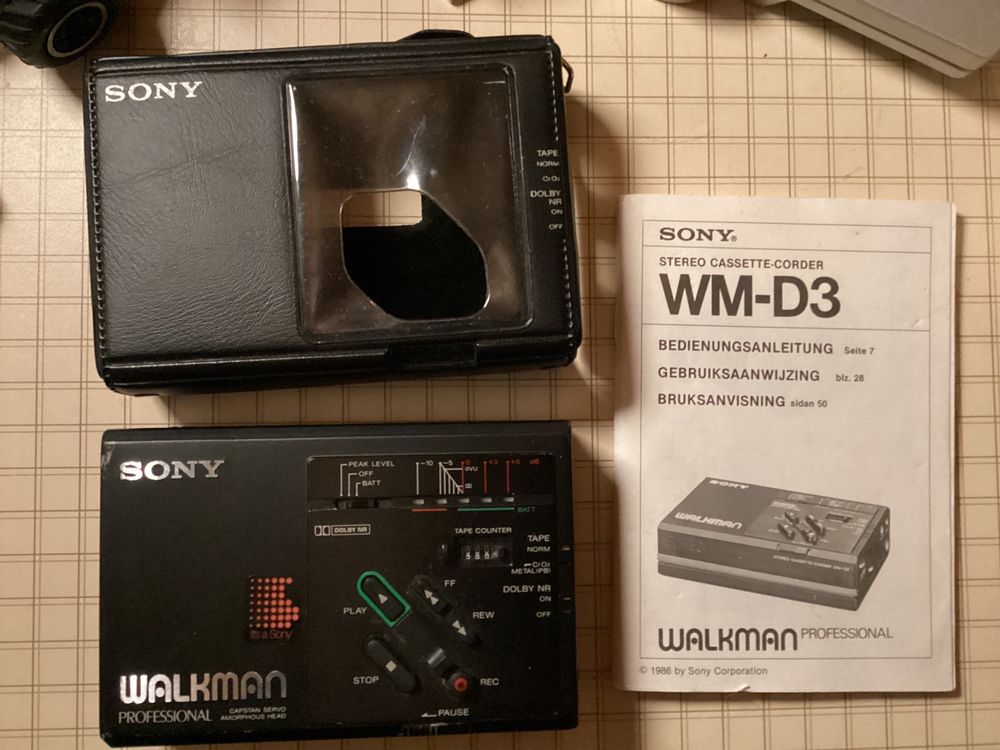 Rarität! Sony Walkman WM-D3 1994! … ab Fr. 99.- | Kaufen auf Ricardo