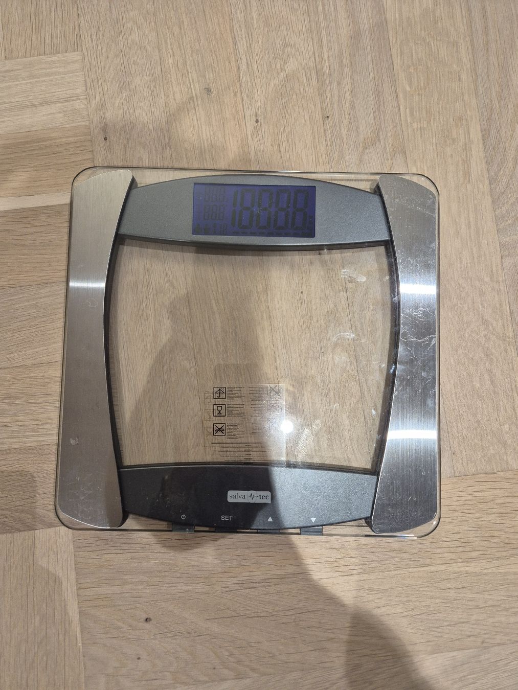 Gut erhaltene Salva tec Körperfettwaage - ideal fürs Abnehme (Gebraucht ...