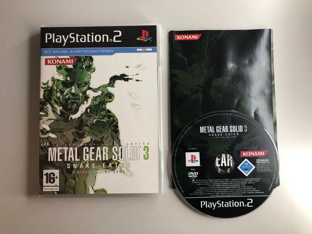 Metal Gear Solid 3 Snake Eater - PS2 (Gebraucht) in St.gallen für CHF 5 ...
