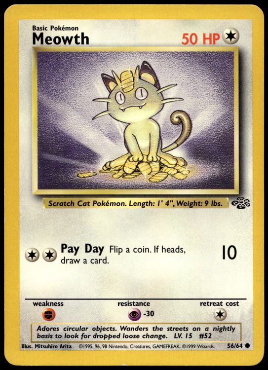 Meowth 56/64 Pokémon Jungle ab 1.- (Neu (gemäss Beschreibung)) in Uster ...