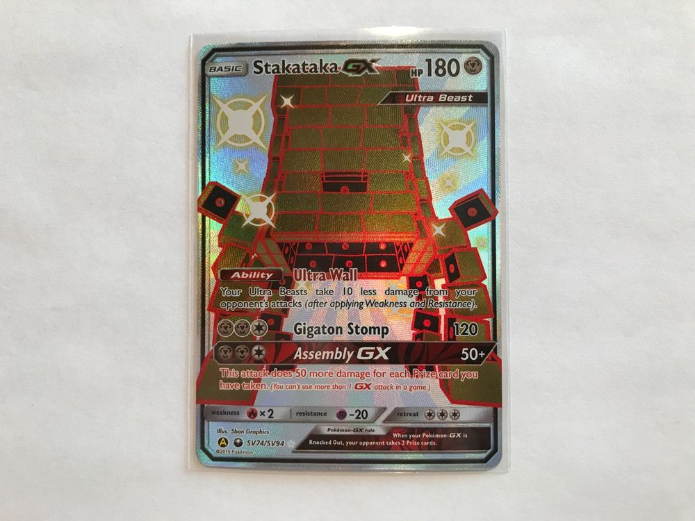 Stakataka GX Shiny EN (Gebraucht) in Hagendorn für CHF 15 – mit Lieferung auf Ricardo kaufen