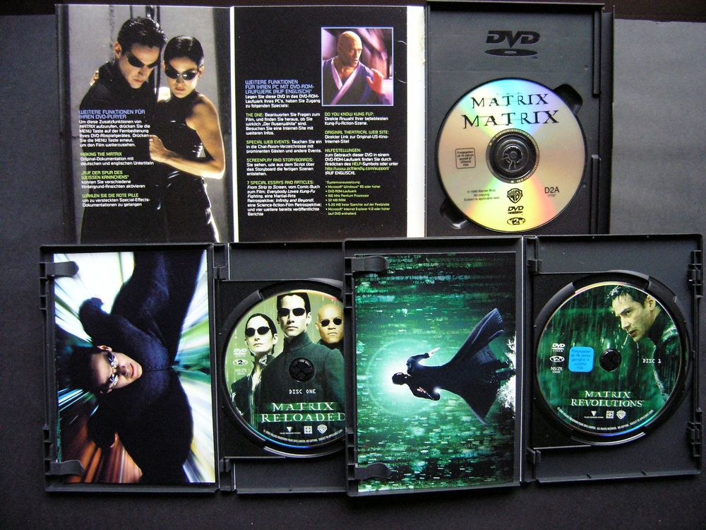 MATRIX TRILOGIE 3 DVD Set | Kaufen auf Ricardo