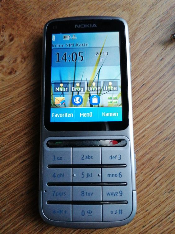 NOKIA C3-01 TOUCH&TYPE SEHR SELTEN MIT LADEKABEL | Kaufen auf Ricardo