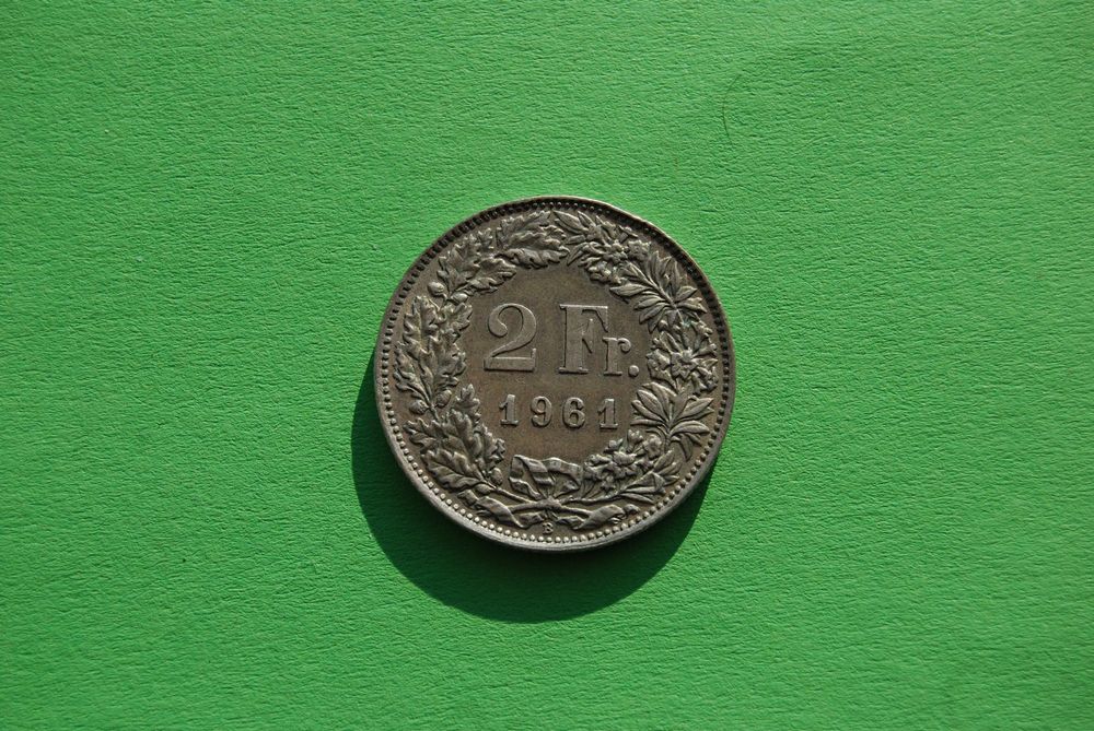 1 Münze 2 Franken 1961 | Kaufen auf Ricardo