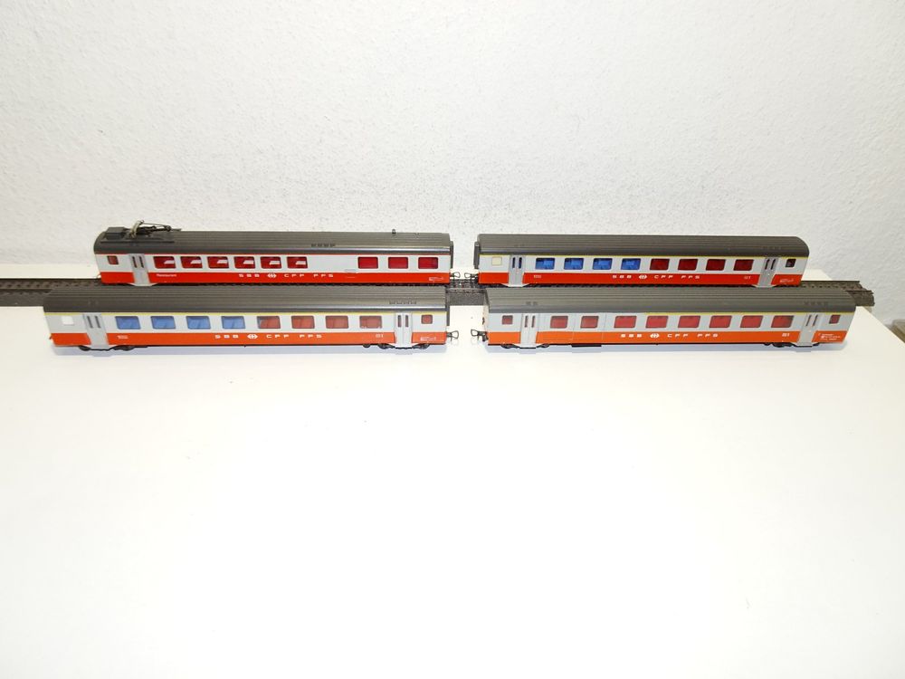 4 Liliput Personenwagen SBB Swiss Express HO (11) | Kaufen auf Ricardo