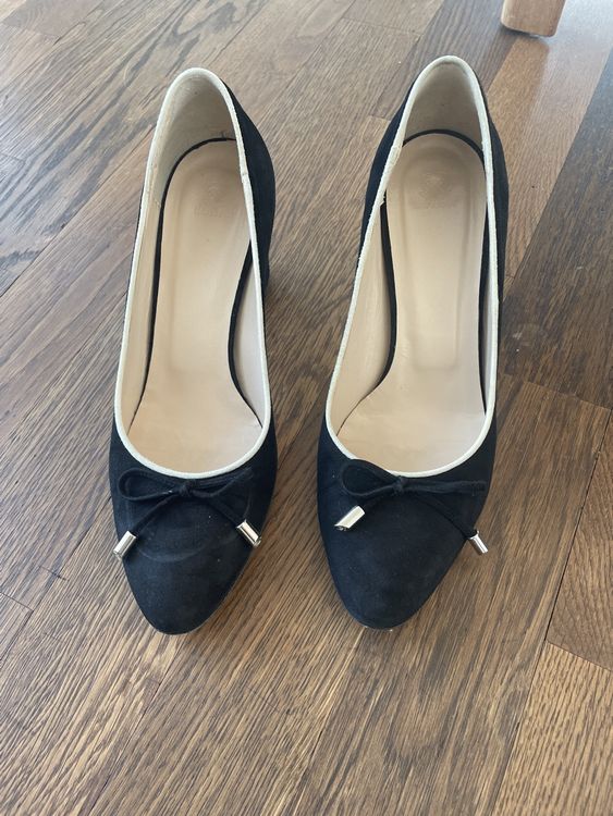 Pumps Gr 37, schwarz, Wildleder, Navy Boot | Kaufen auf Ricardo