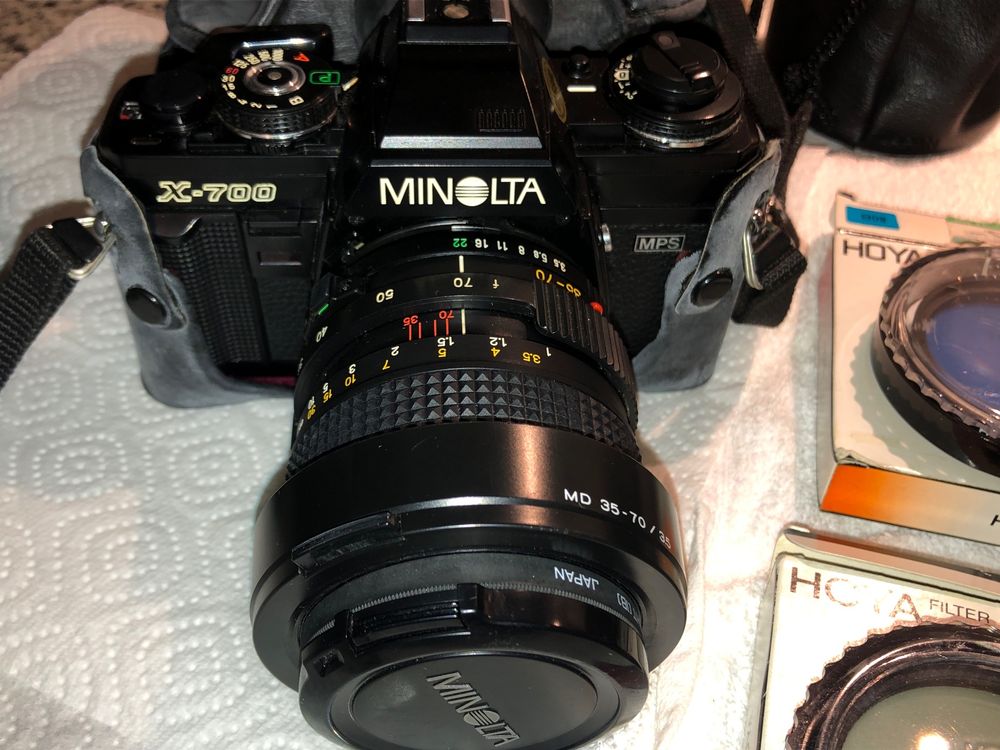 Minolta X700 mit Objektiv (Neu (gemäss Beschreibung)) in Gampelen für ...