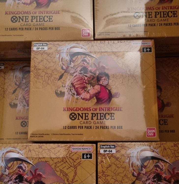 One Piece OP04 Kingdoms of Intrigue Display (Neu und originalverpackt ...
