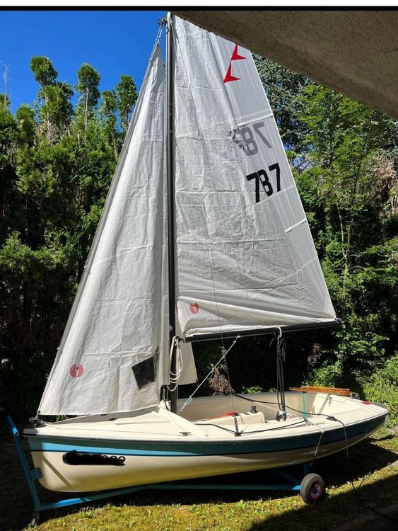 Segelboot Jolle Flying Bee (Gebraucht) in Laax GR für CHF 601 – nur Abholung auf Ricardo kaufen