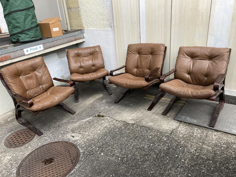 4 Lounge Chairs Oddvin RYKKEN für Rybo (Gebraucht) in Bern für CHF 305 ...