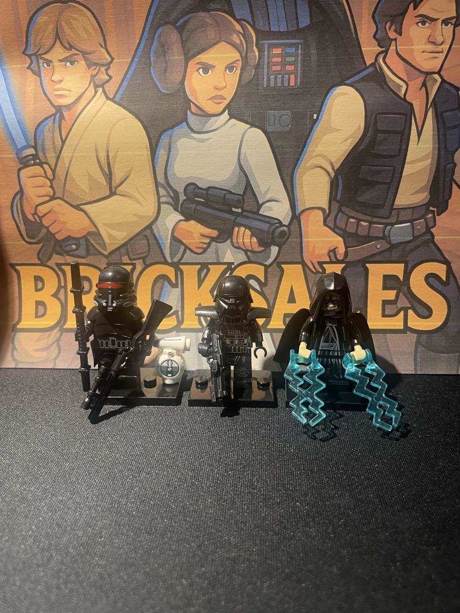 Star Wars Figur Palpatine Dark + Purge Trooper Lego-Komp. (Neu (gemäss ...