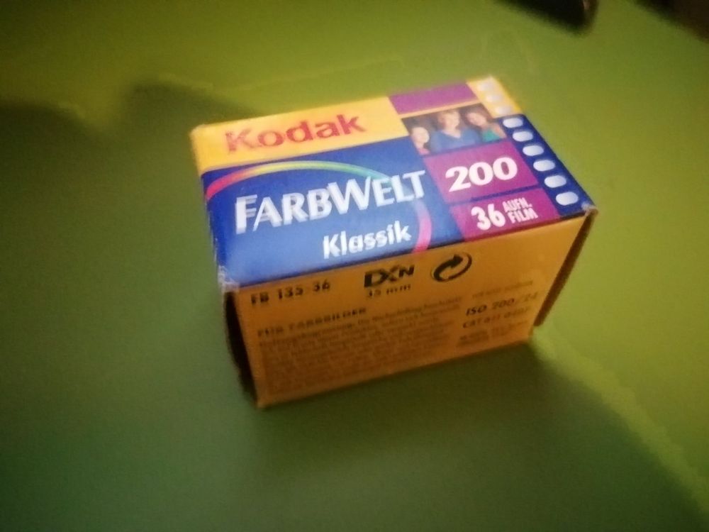Kodak Farbwelt 200 Klassik Film 36 Bilder 📸☀️📸 (Gebraucht) in Buchs SG für CHF 5 – nur Abholung ...