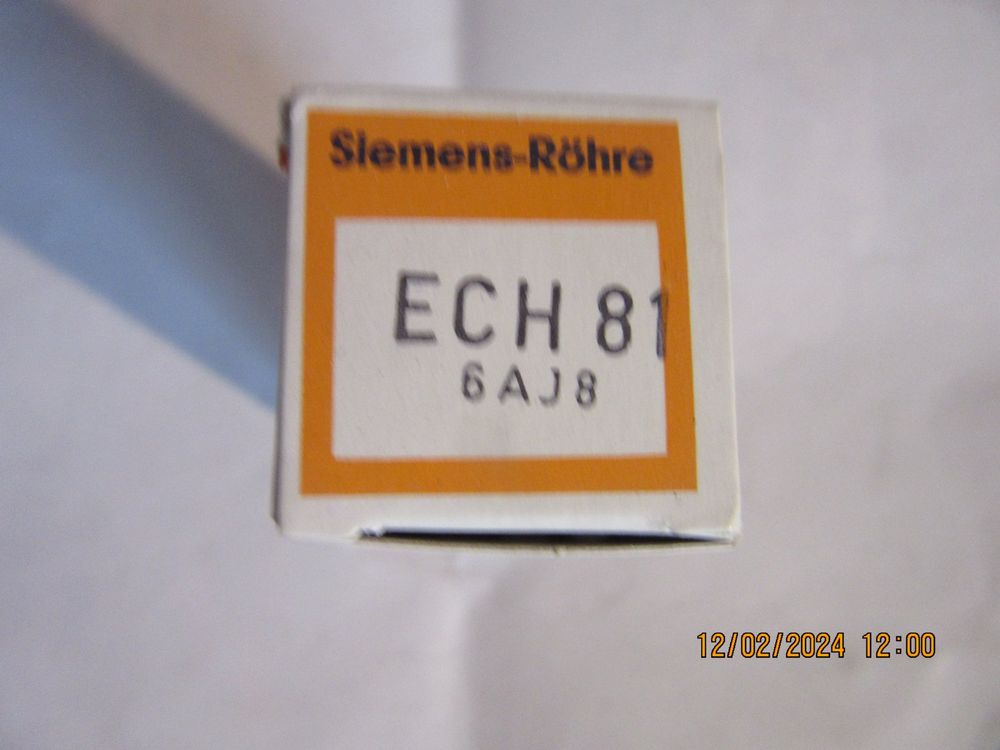 Elektronen-Röhre ECH81 (Neu und originalverpackt) in Rüdlingen für CHF 14 – mit Lieferung auf ...