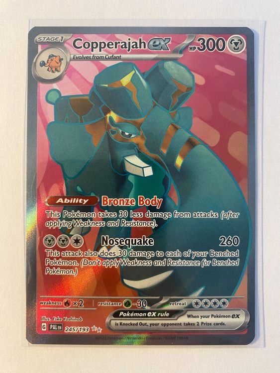 Pokemon Copperajah EX 245/193 Paldea Evolved EN | Kaufen auf Ricardo Pokemon Copperajah EX 245/193 Paldea Evolved EN | Kaufen auf Ricardo