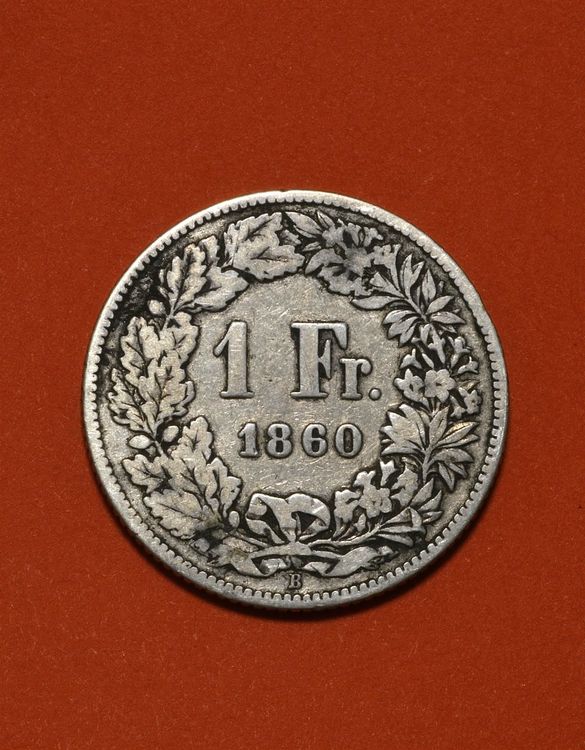 1 Franken 1860 (Gebraucht) in Oberglatt ZH für CHF 109 – mit Lieferung auf Ricardo kaufen